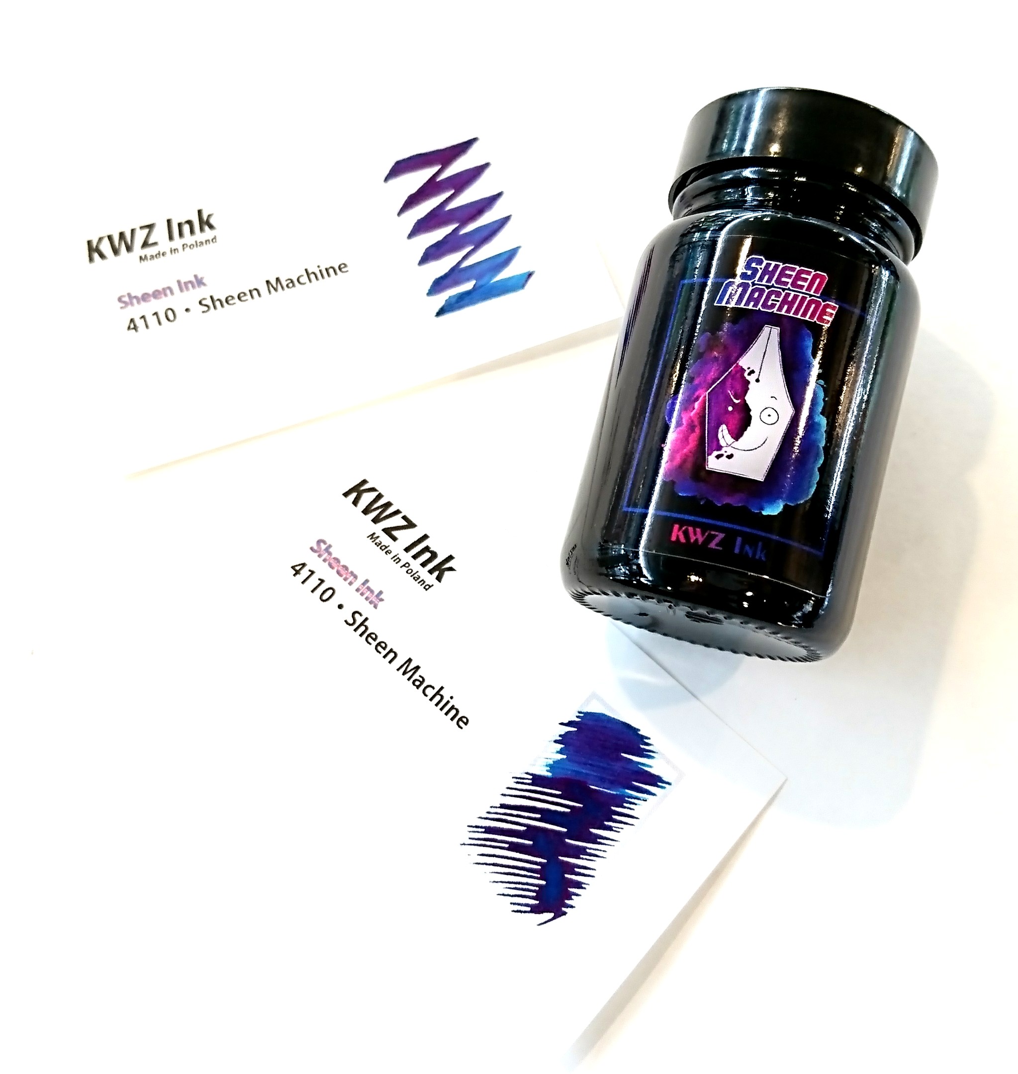 話題のレッドフラッシュインク『Sheen Machine』本日入荷しました！ | ナガサワ文具センター