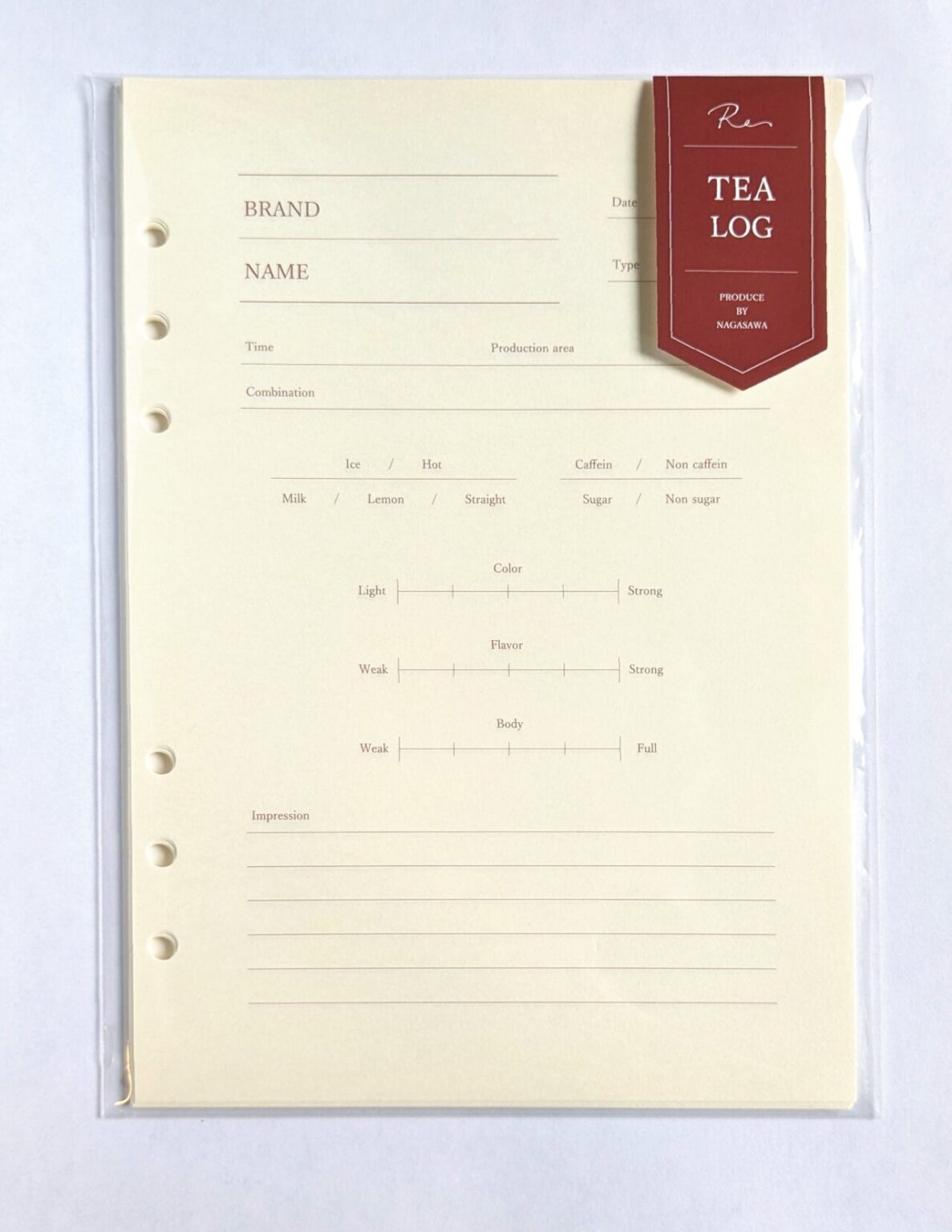 新ブランド「Re」＆新作リフィル「TEA LOG」「PERFUME LOG」のご紹介 | ナガサワ文具センター